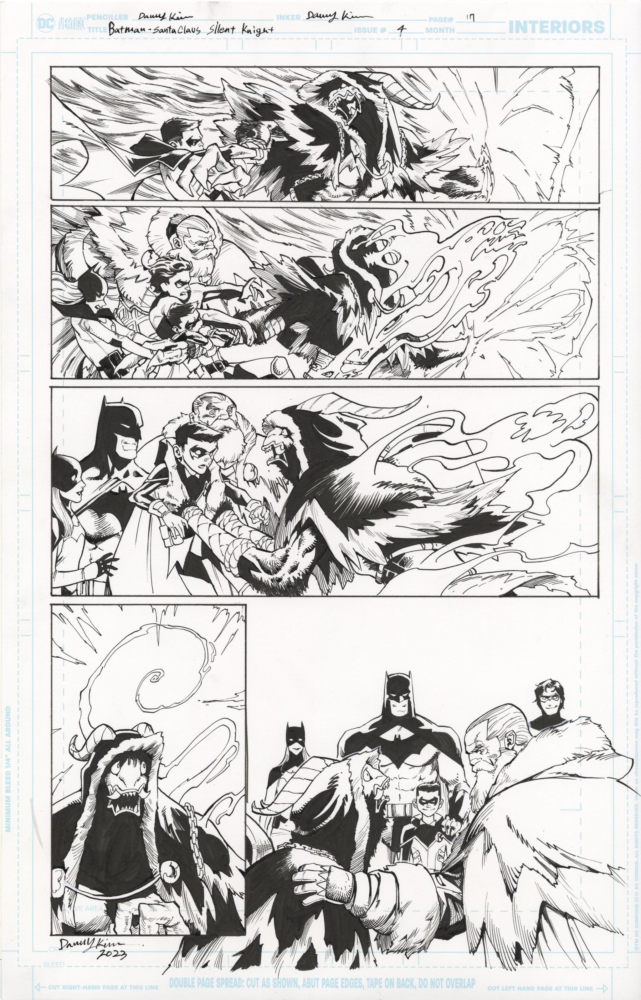Danny Kim DC comics Batman-Santa Claus : Silent Knight#4 [17] – Superani US